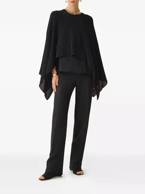 Fabiana Filippi High-waisted Straight Trousers - Black