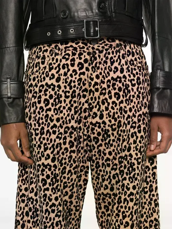 Giuseppe Di Morabito Leopard-print Jeans