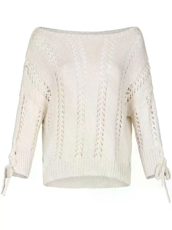 Liu Jo Crochet-knit Sweater