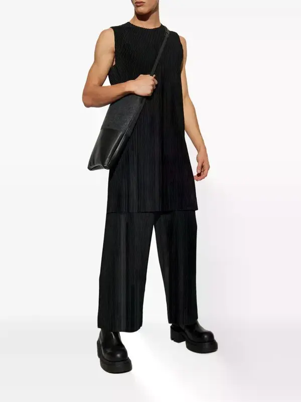 Issey Miyake Pleated Sleeveless Top
