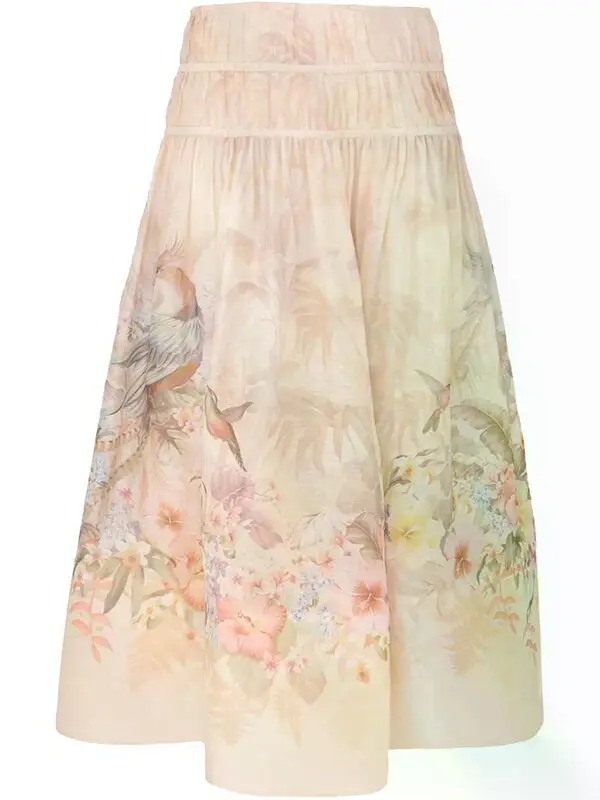 Zimmermann Illuminate Midi Skirt