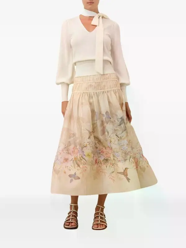 Zimmermann Illuminate Midi Skirt