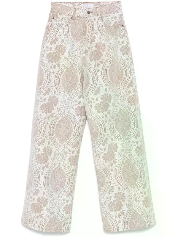 Giuseppe Di Morabito Lace-effect Jeans