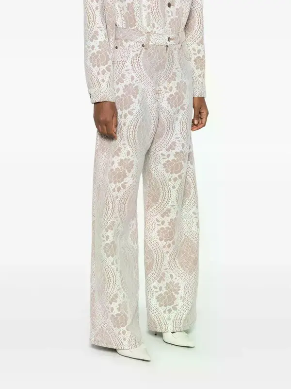 Giuseppe Di Morabito Lace-effect Jeans