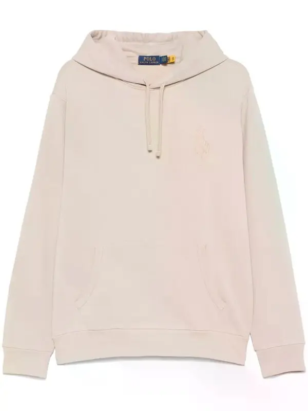 Polo Ralph Lauren Polo Pony-embroidered Hoodie - Neutrals