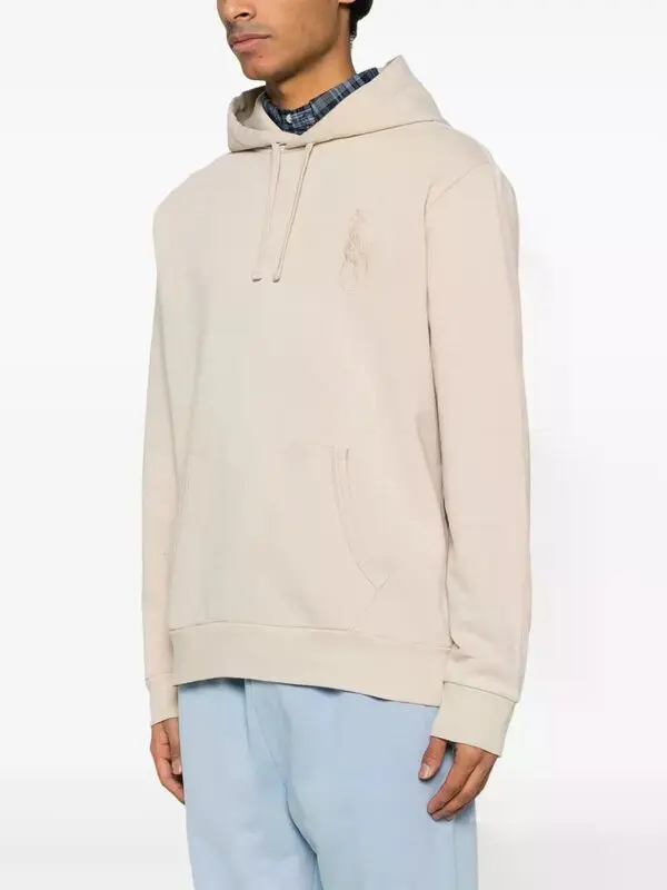 Polo Ralph Lauren Polo Pony-embroidered Hoodie - Neutrals