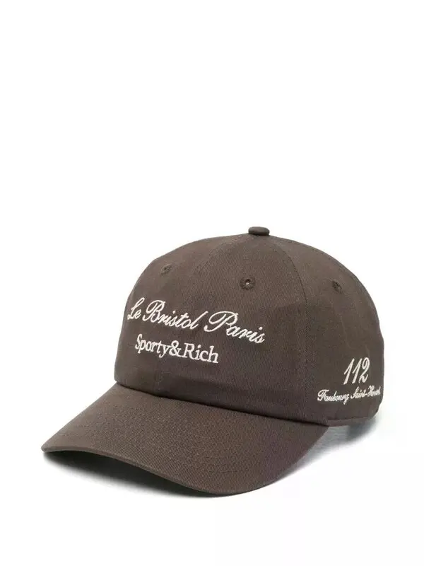 Sporty & Rich X Le Bristol Paris Faubourg Cap - Brown | Editorialist