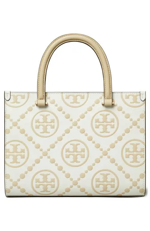 Tory Burch T Monogram Embossed Tote