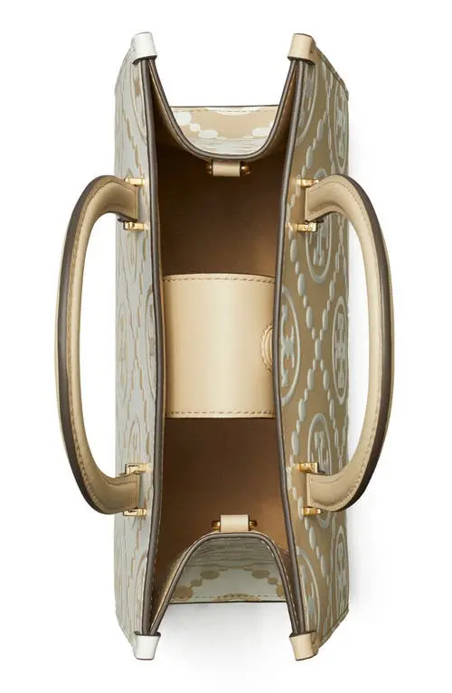 Tory Burch T Monogram Embossed Tote