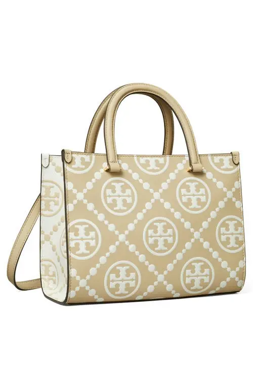 Tory Burch T Monogram Embossed Tote
