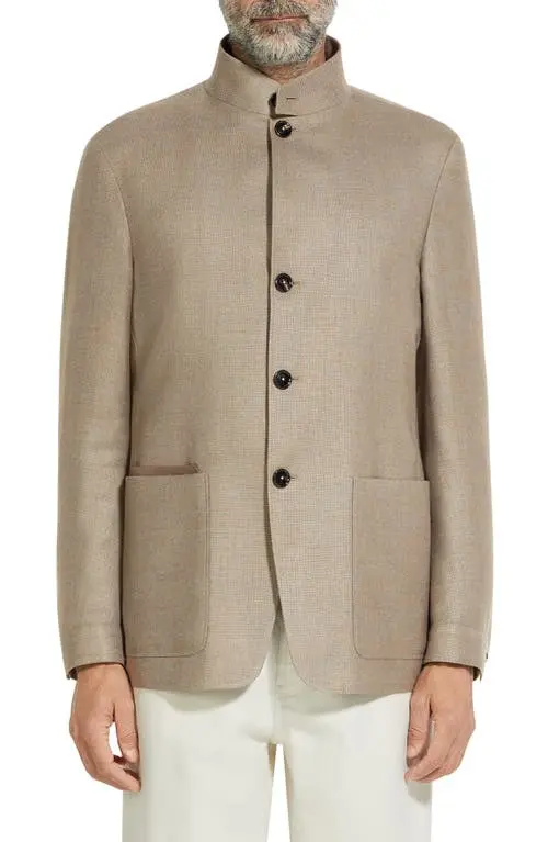 Zegna Cashmere-blend Chore Jacket - Light Taupe