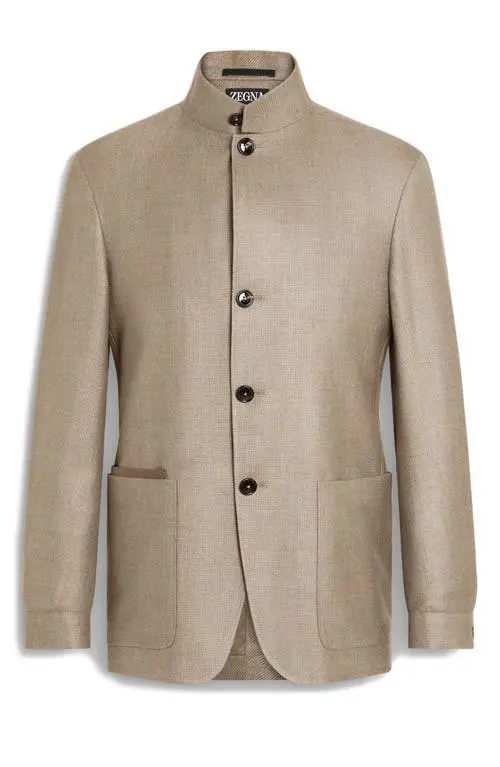 Zegna Cashmere-blend Chore Jacket - Light Taupe
