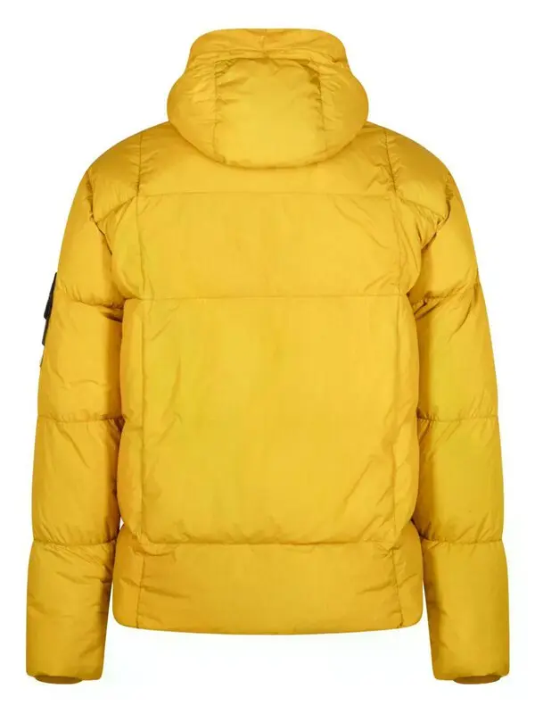 Stone Island Padded Crinkled Jacket - Yellow