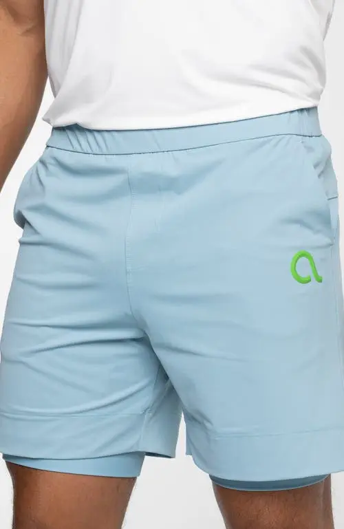 AVI Momentum Pickleball Shorts - Glacier