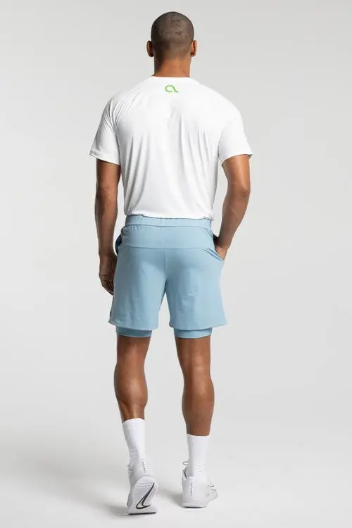 AVI Momentum Performance Shorts - Glacier