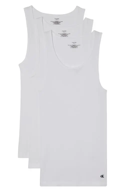 Calvin Klein 3-pack Classic Cotton Tanks