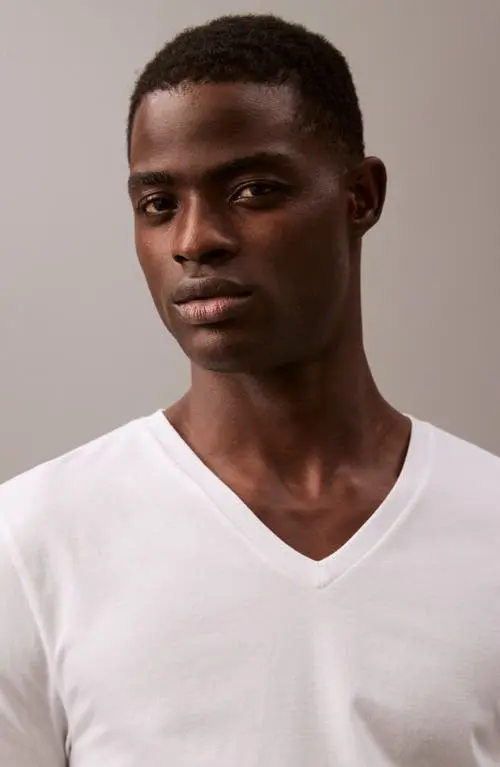Calvin Klein 3-pack Classic Cotton V-neck T-shirts