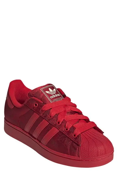 Adidas Gender Inclusive Superstar Ii Sneaker - Scarlet/better Scarlet/white