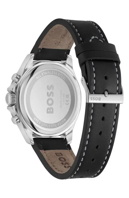 BOSS Troper Chronograph Strap Watch - Black