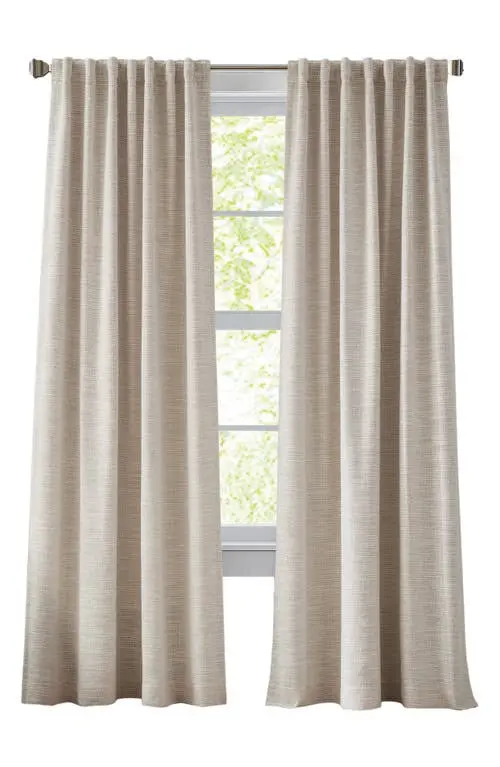 Dkny Bennett Set Of 2 Blackout Curtain Panels - Linen