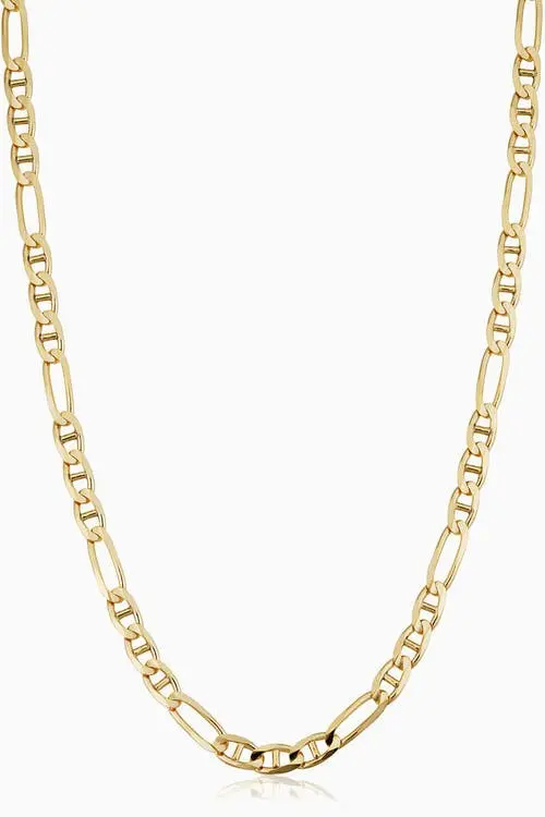 ORADINA Figarucci Bold Chain Necklace - Yellow Gold