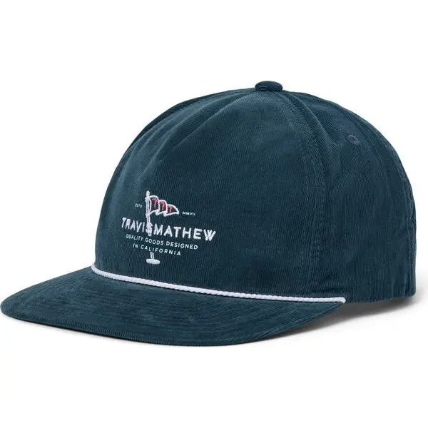 Travis Mathew One For The Money Baseball Cap - Mood Indigo/ Vintage Indigo