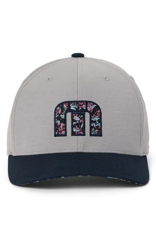 Travis Mathew Flourish Baseball Cap - Heather Grey