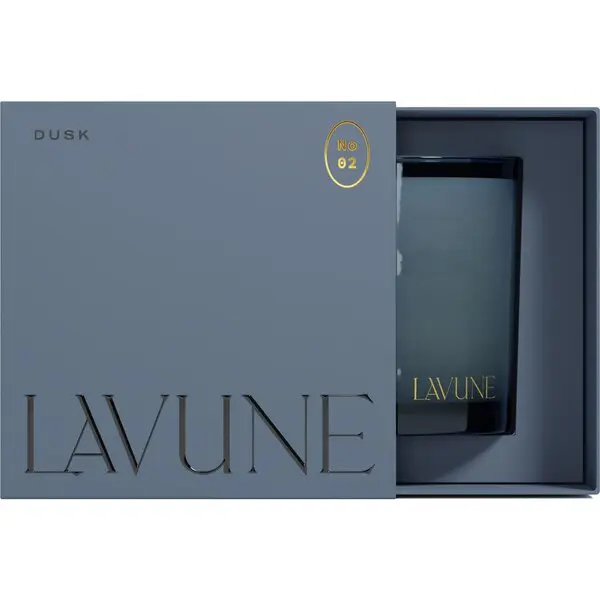 LAVUNE No. 2 Dusk Candle - Dark Blue