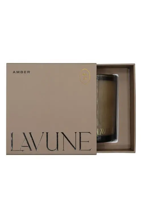 LAVUNE No. 10 Amber Candle - Dark Beige