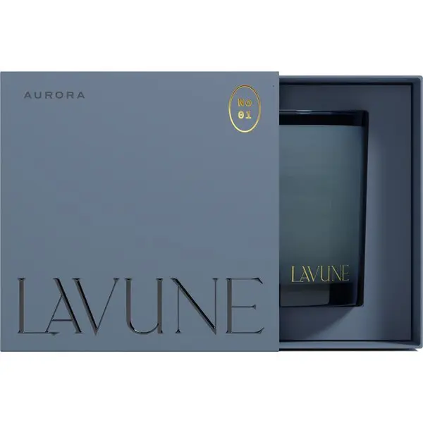 LAVUNE No. 1 Aurora Candle - Dark Blue
