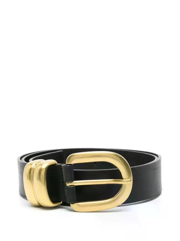 BY MALENE BIRGER Zoira Leather Belt - Black