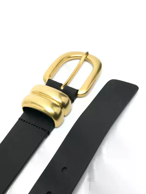 BY MALENE BIRGER Zoira Leather Belt - Black