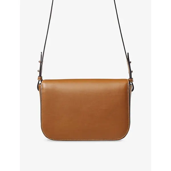ASPINAL OF LONDON Ella Grande Leather Cross-body Bag - Tan