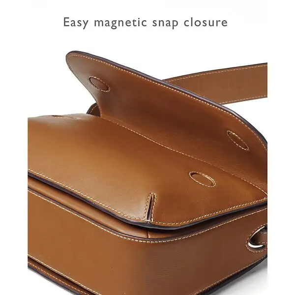 ASPINAL OF LONDON Ella Grande Leather Cross-body Bag - Tan