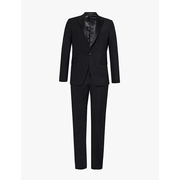 Paul Smith Peak Lapels Flap Pockets Regular-fit Wool-blend Suit