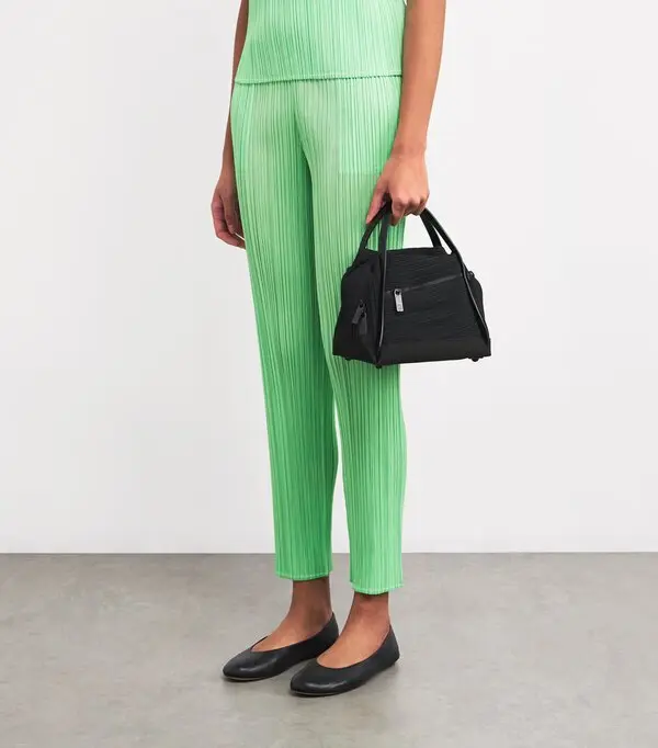 Issey Miyake Mini Bias Pleats Duffle Bag