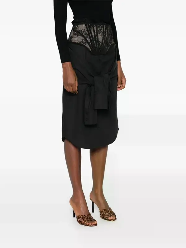 Giuseppe Di Morabito Corset Detail Midi Skirt