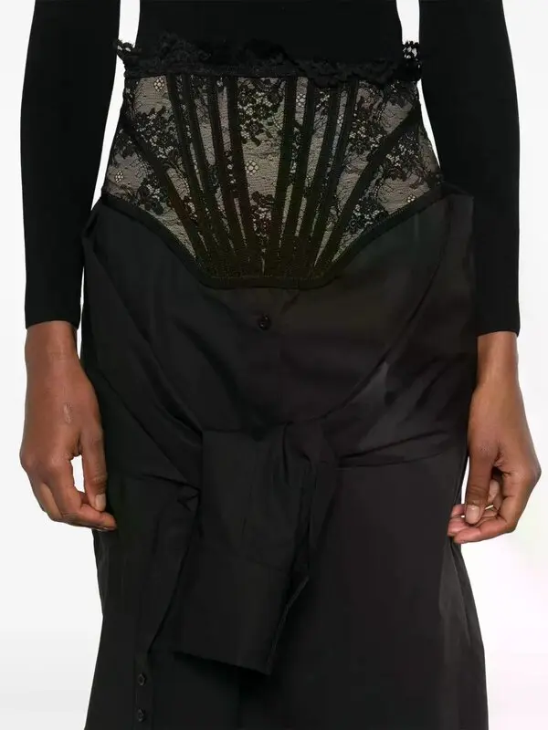 Giuseppe Di Morabito Corset Detail Midi Skirt