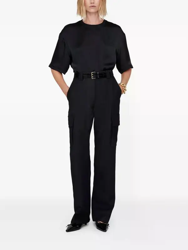 ANINE BING Dayton Cargo Trousers - Black