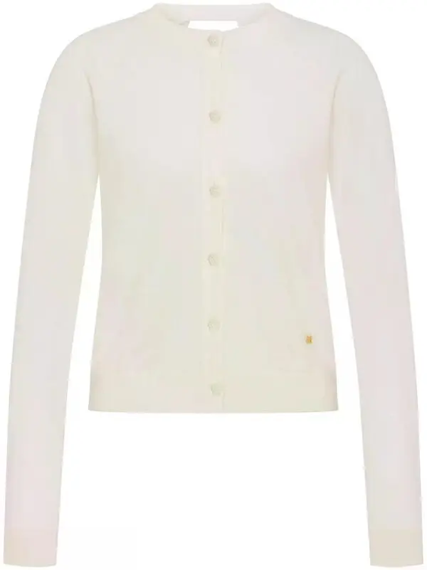 Moschino Fine-knit Cardigan - White