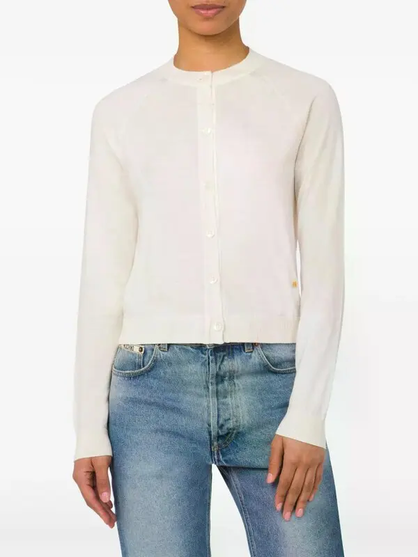 Moschino Fine-knit Cardigan - White