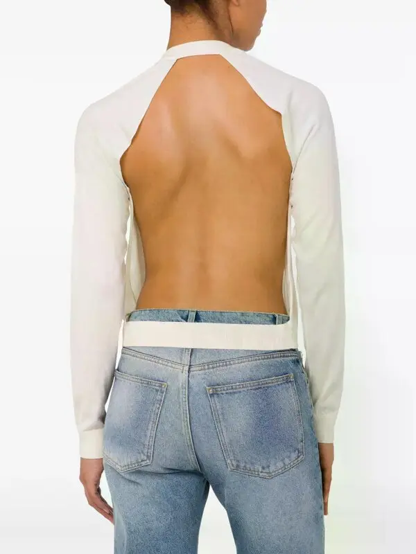 Moschino Fine-knit Cardigan - White