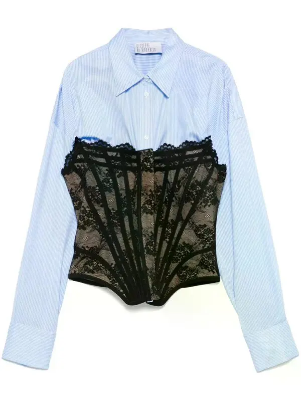 Giuseppe Di Morabito Striped Layered Shirt