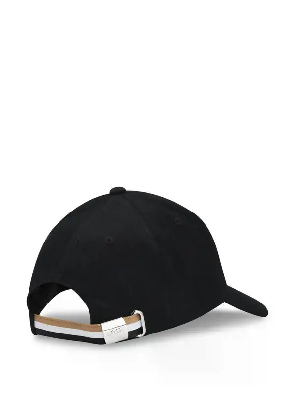 BOSS Appliqué Cotton Cap - Black