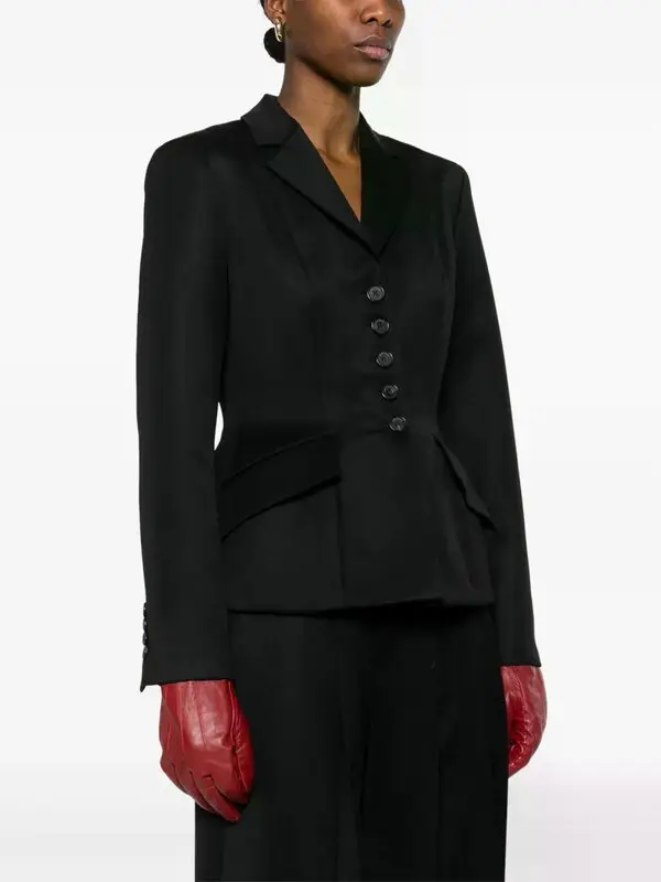 Giuseppe Di Morabito Virgin Wool Fitted Blazer