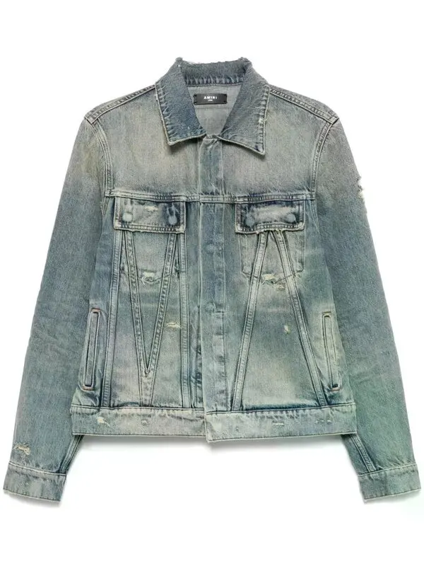 Amiri Denim Trucker Jacket - Blue