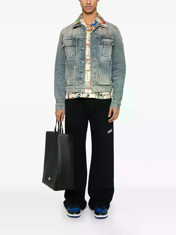 Amiri Denim Trucker Jacket - Blue