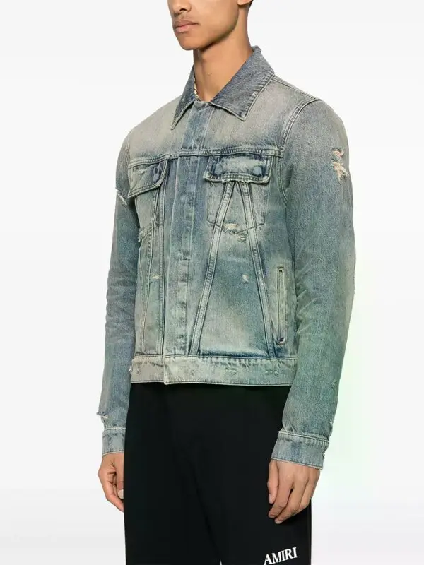 Amiri Denim Trucker Jacket - Blue