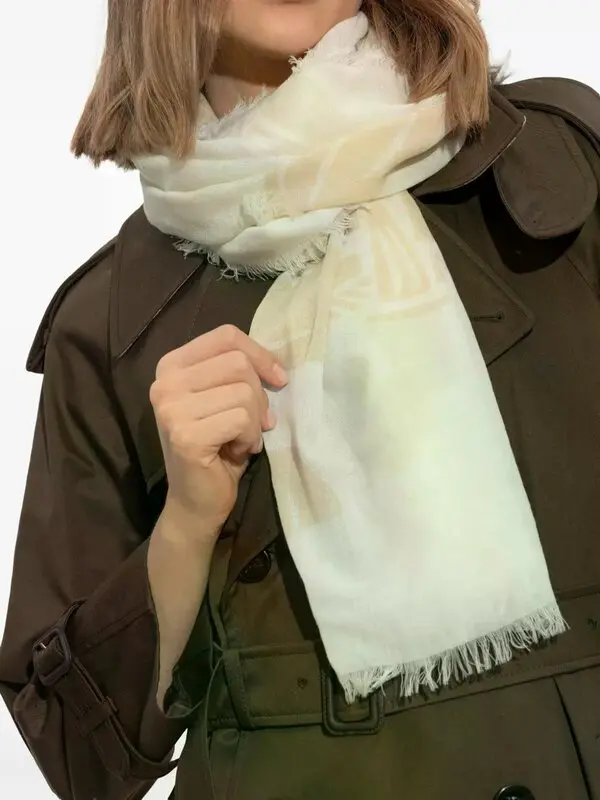 Burberry Ekd Wool Scarf
