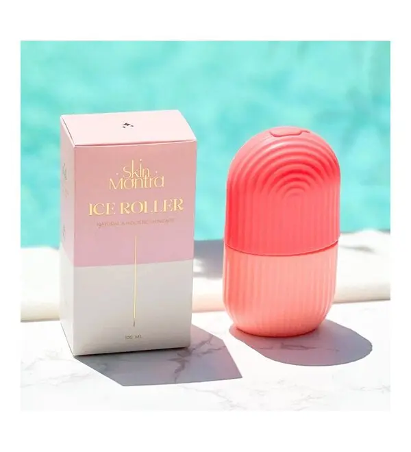 SKIN MANTRA Ice Roller – Reusable Silicone Face Roller